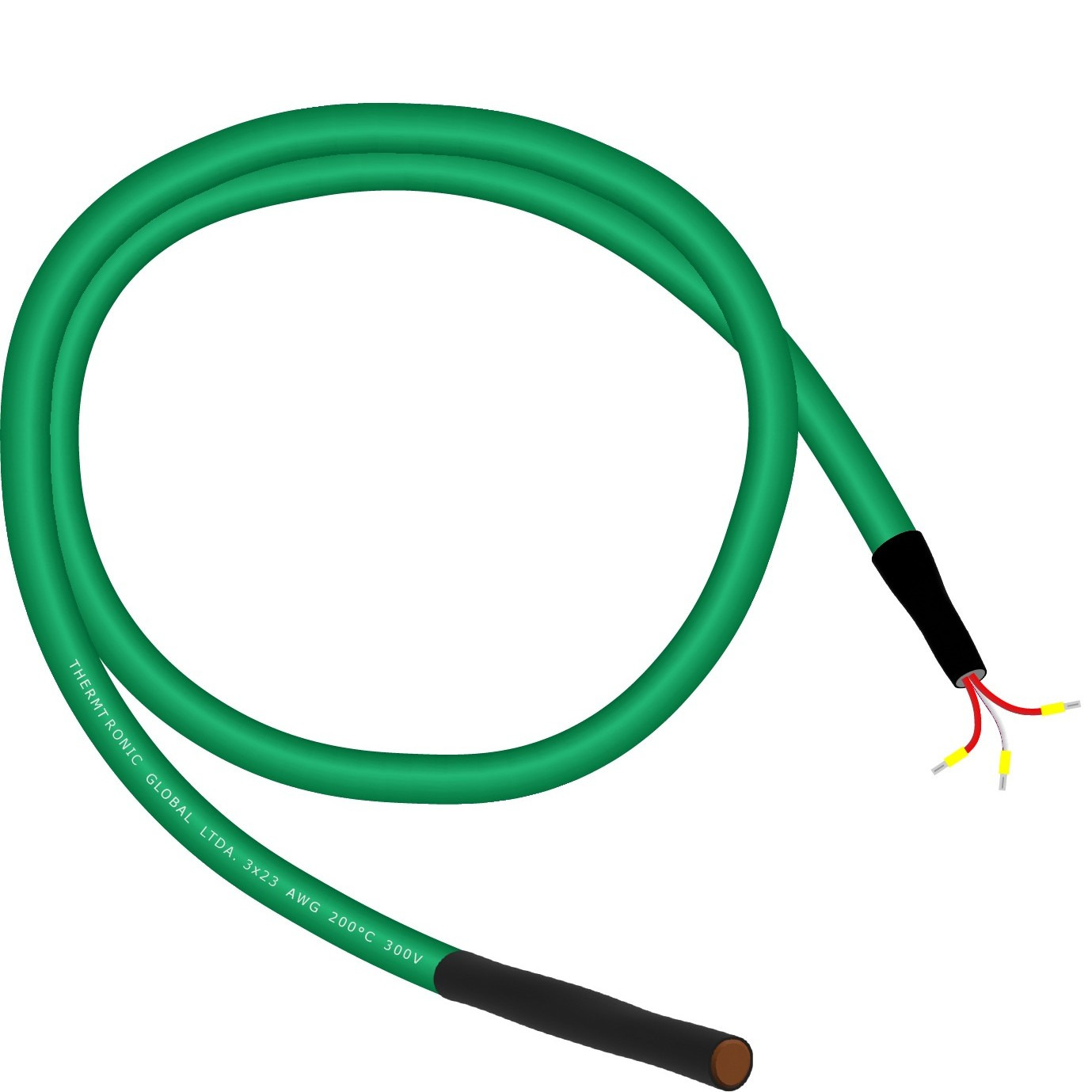 TH500 - SENSOR PT100 200ºC - 3 FIOS - THermtronic